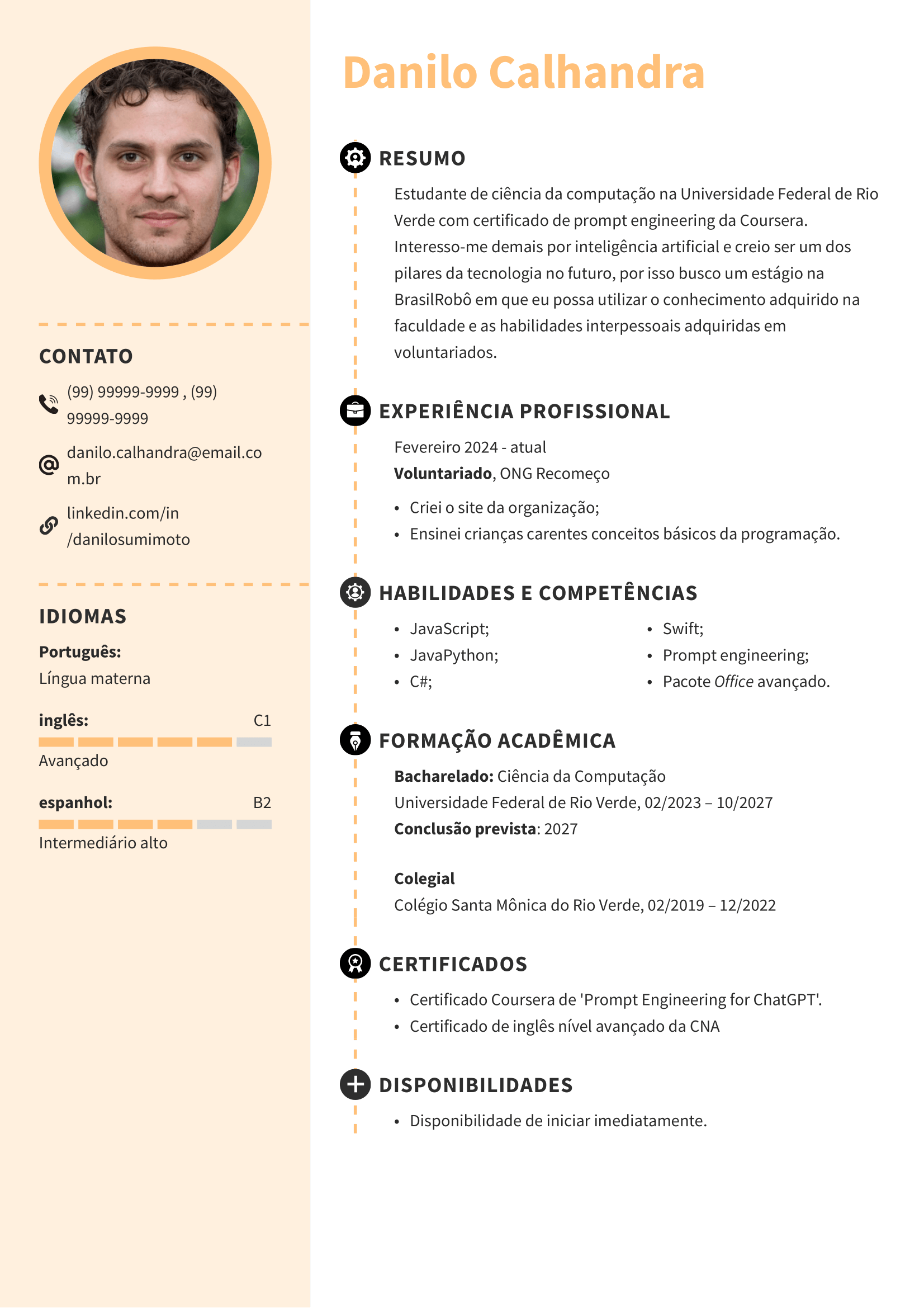 Melhores modelos de currículo prontos para baixar