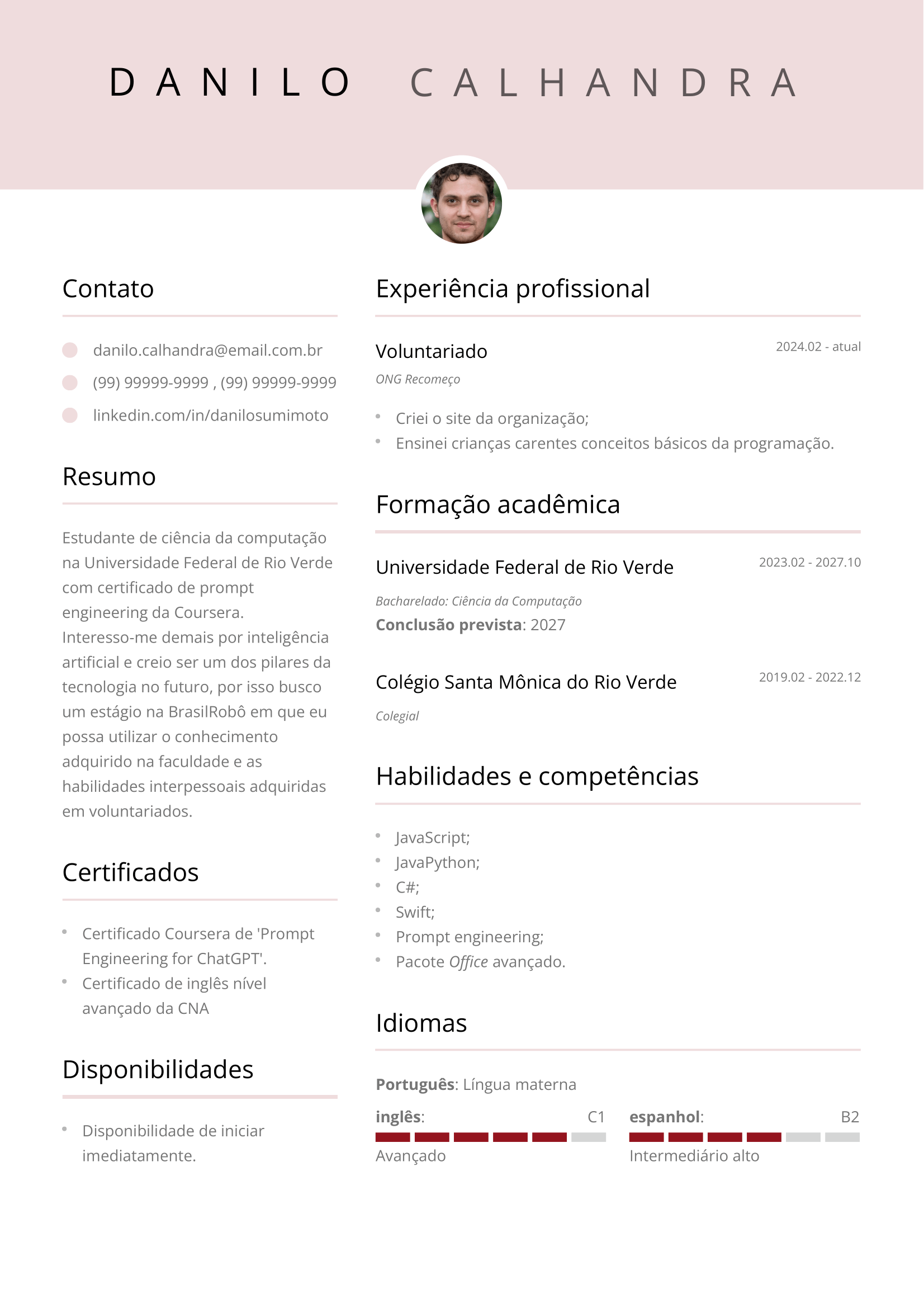 Melhores modelos de currículo prontos para baixar