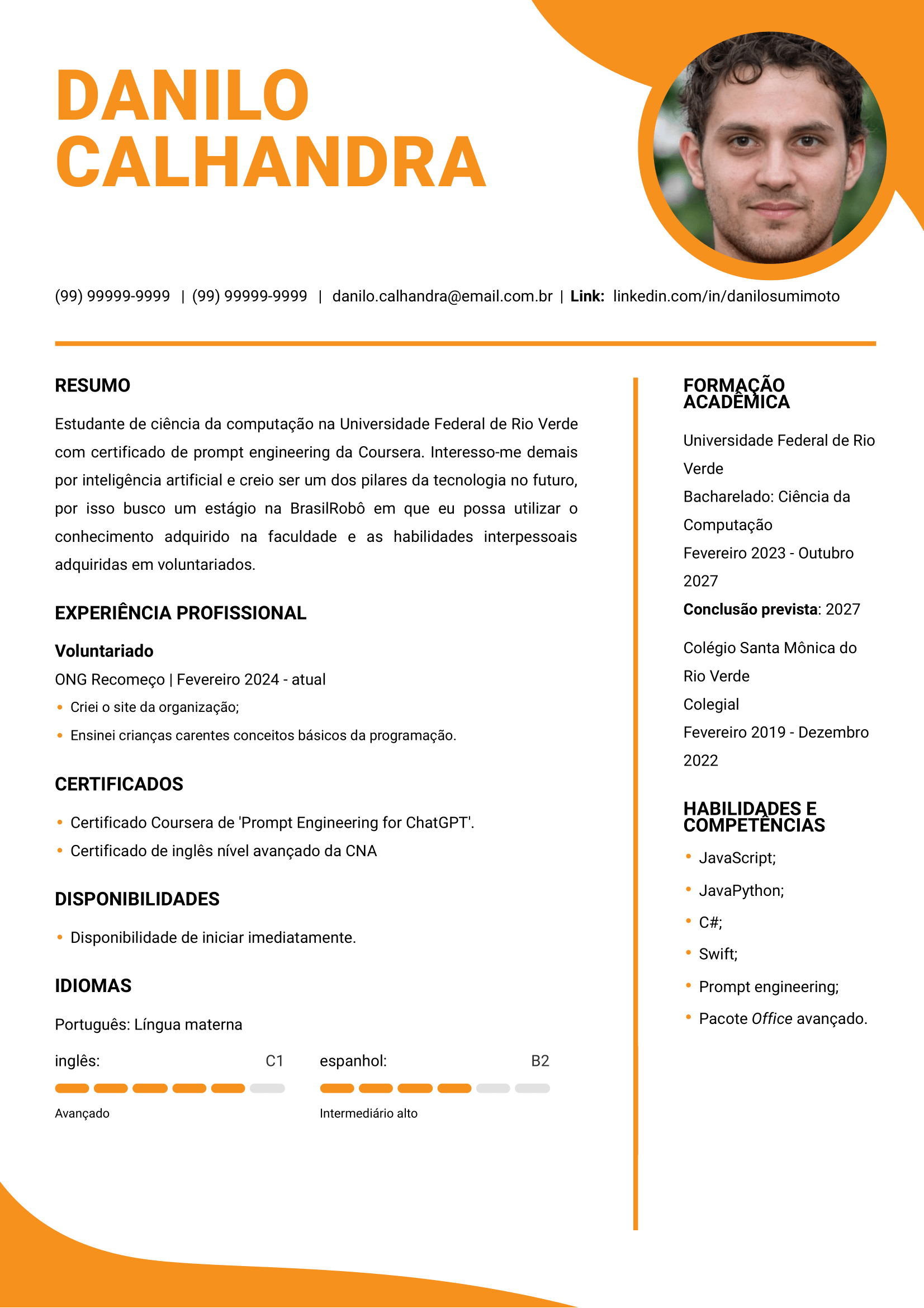 Melhores modelos de currículo prontos para baixar