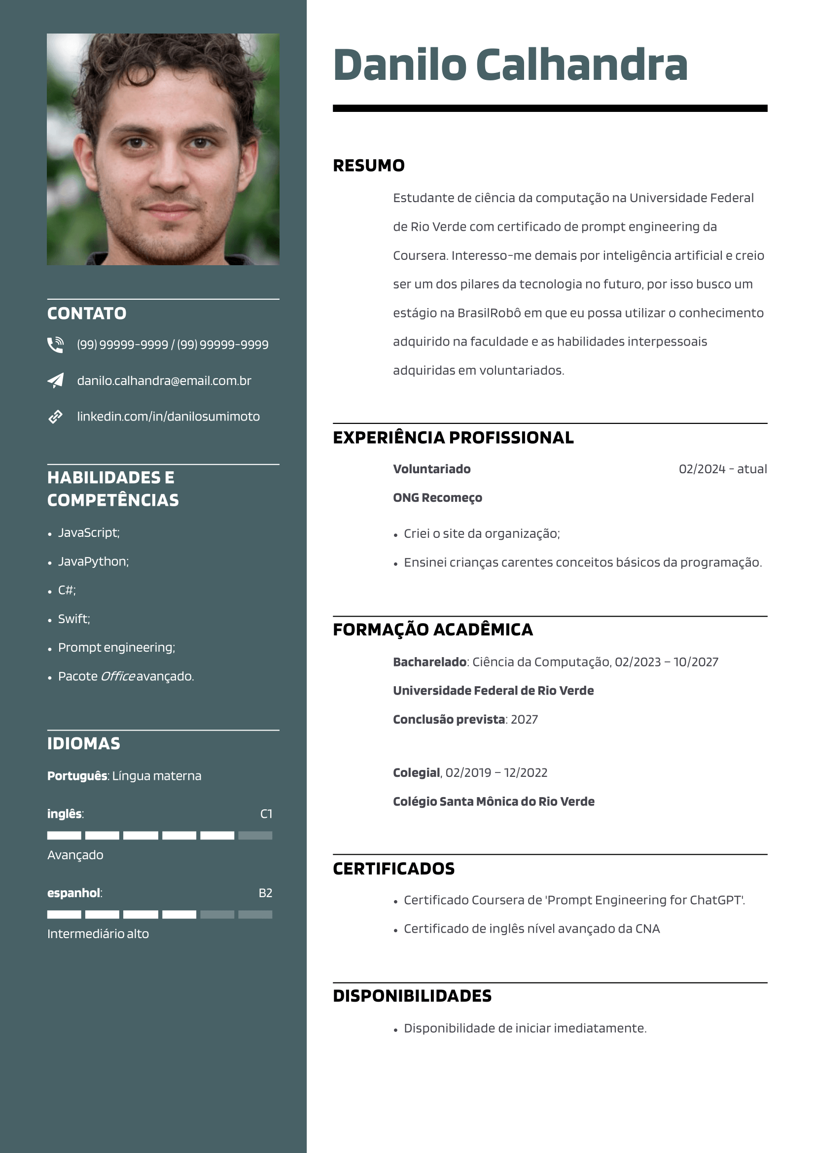 Melhores modelos de currículo prontos para baixar