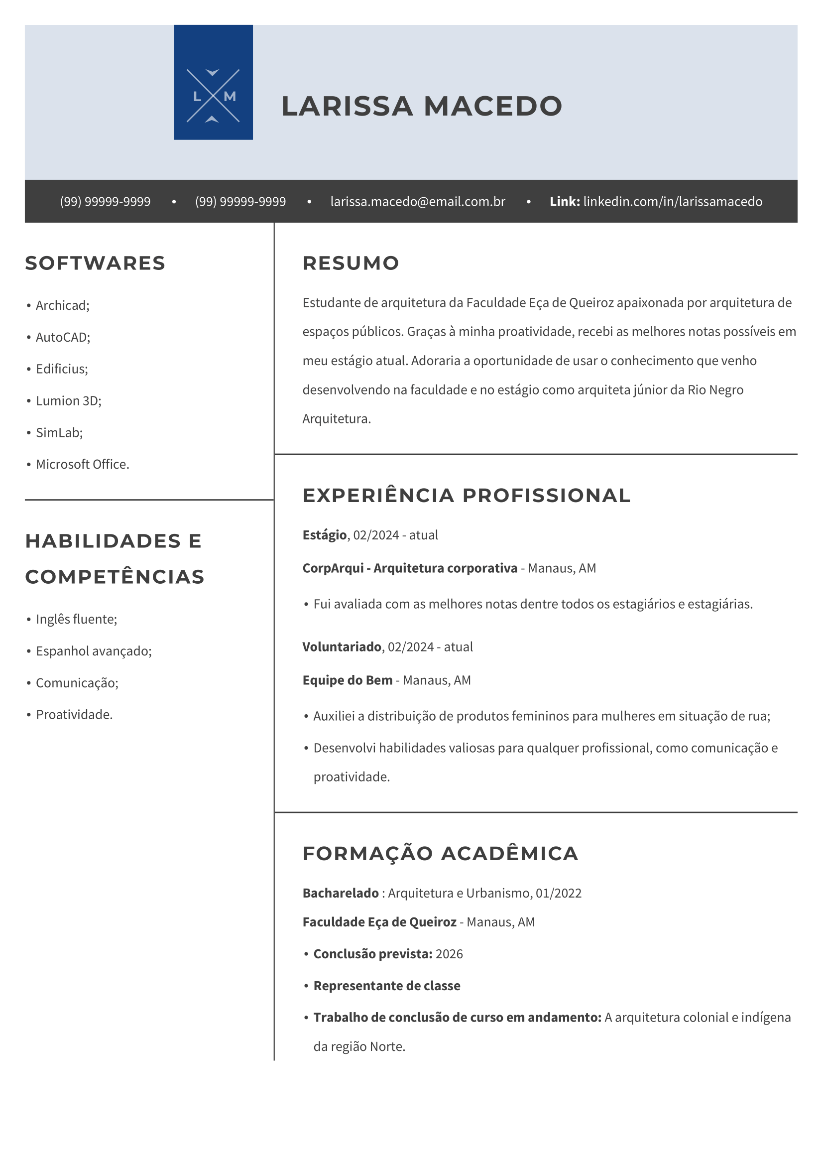 Melhores modelos de currículo prontos para baixar