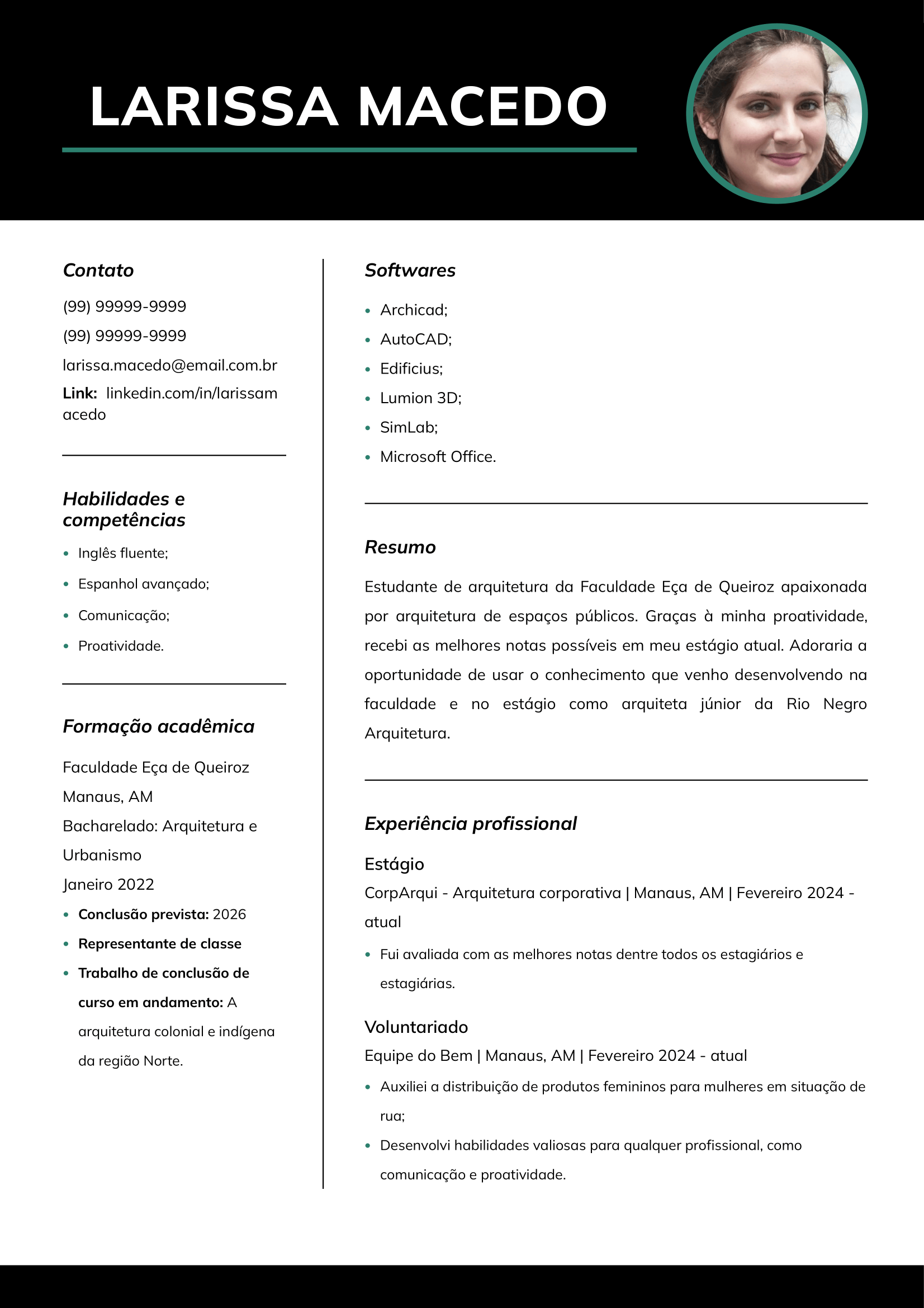 Melhores modelos de currículo prontos para baixar