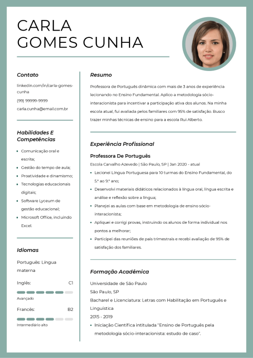 Melhores modelos de currículo prontos para baixar