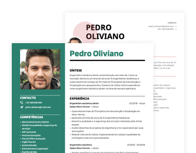 Modelos de currículo Word prontos para baixar